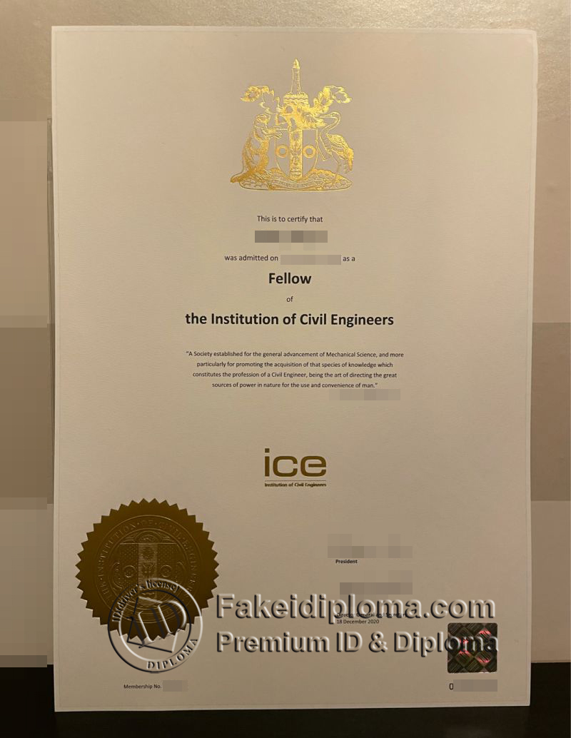 購買假土木工程師學會 ICE 證書