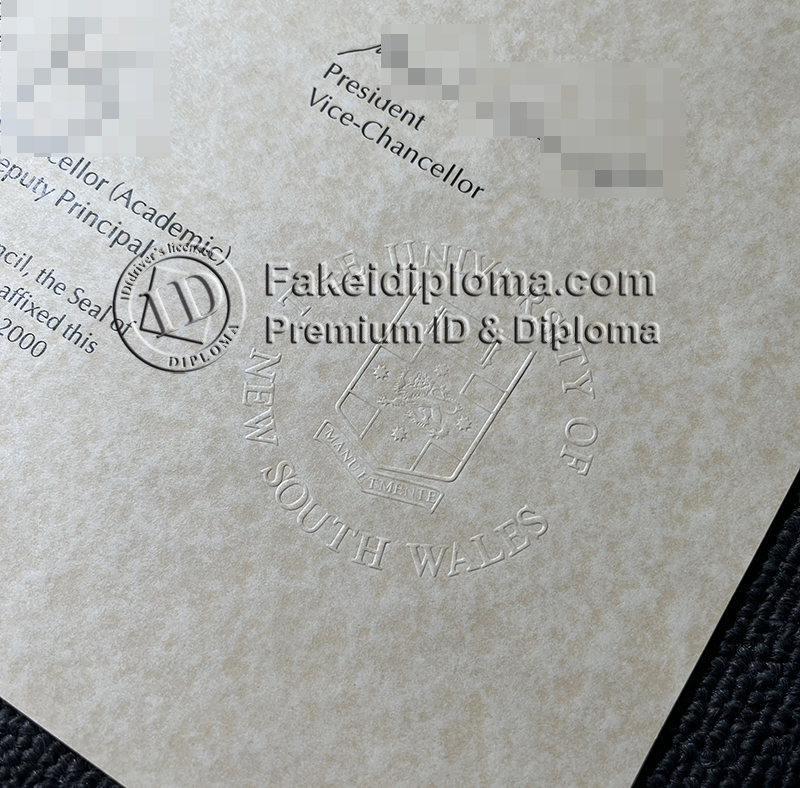 How to make a fake UNSW diploma look amazing in 5 days?