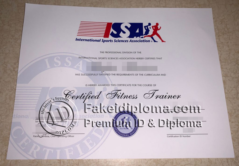 Where to buy ISSA certificate? ISSA certification for sale.