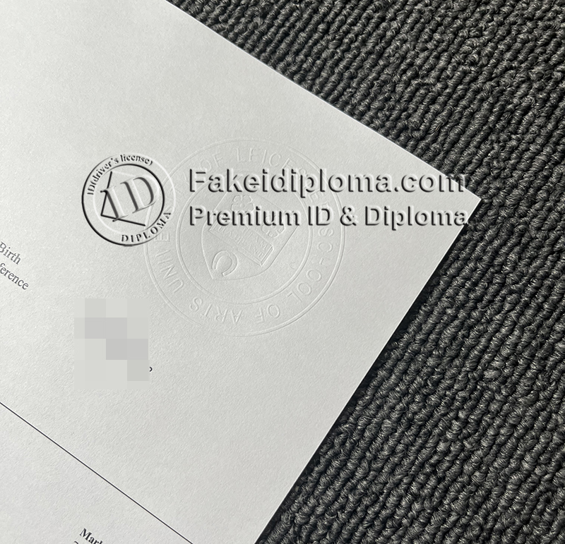 Fake University of Leicester transcript maker, buy fake transcripts