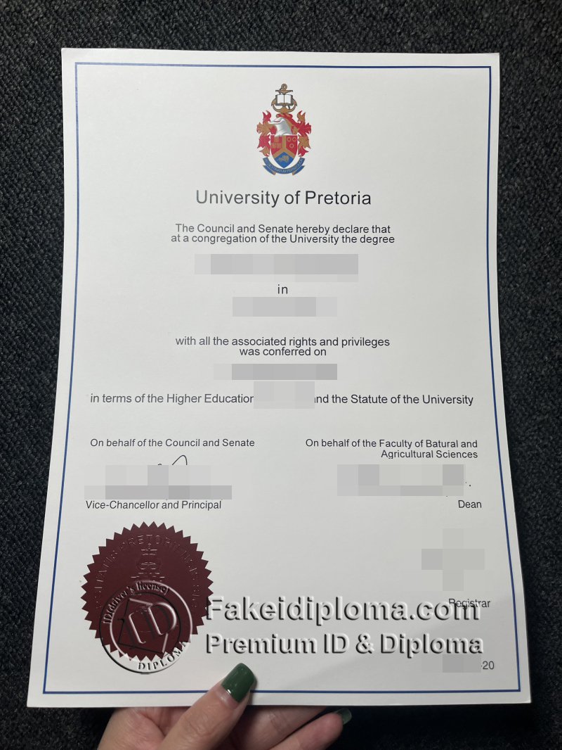 How to purchase University of Pretoria degree in South Africa?