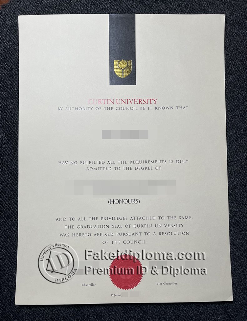 How can I buy a fake Curtin University degree in Australia?
