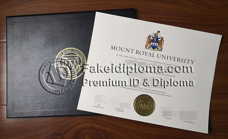 Mount Royal University diploma for sale, fake MRU degree supplier