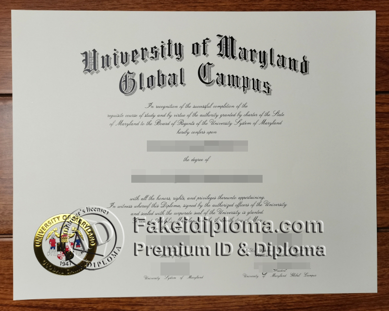 How can I buy a copy of the UMGC degree certificate online?