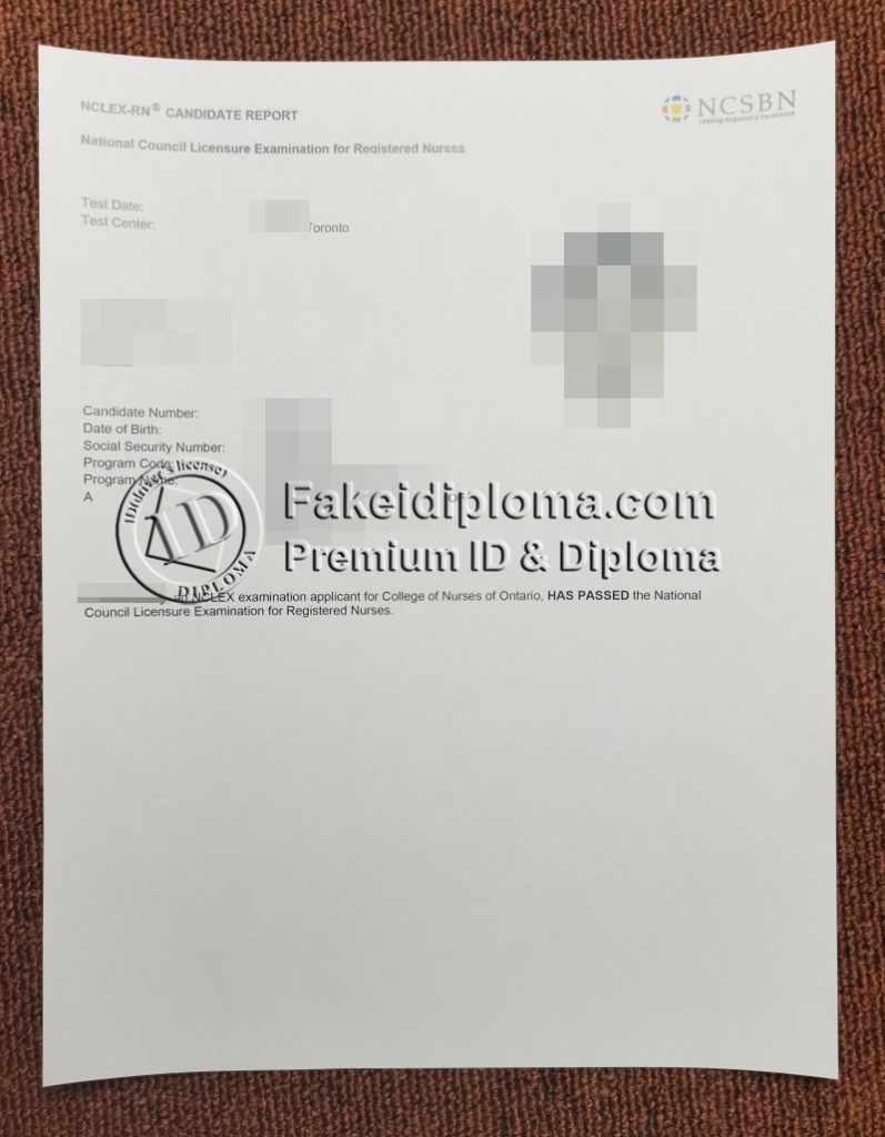 Hoeveel kost een nep-NCSBN-certificaat online?