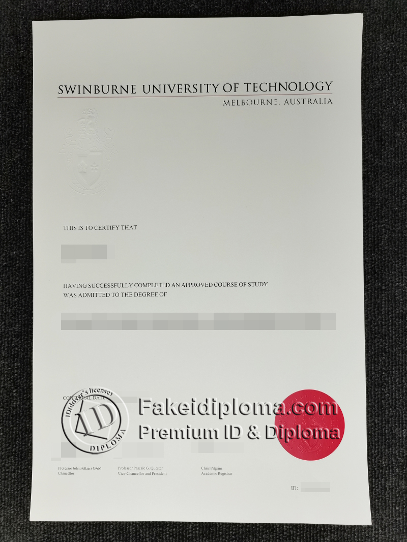 SUT degree maker, Swinburne University of Technology diploma