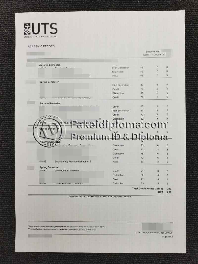 How to apply for a UTS transcript of academic records?