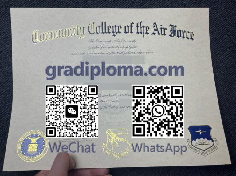 CCAF diploma, Community College of the Air Force fake degree