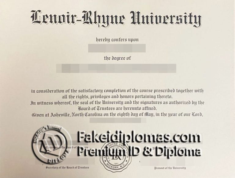 Buying a Lenoir-Rhyne University degree in Public Health