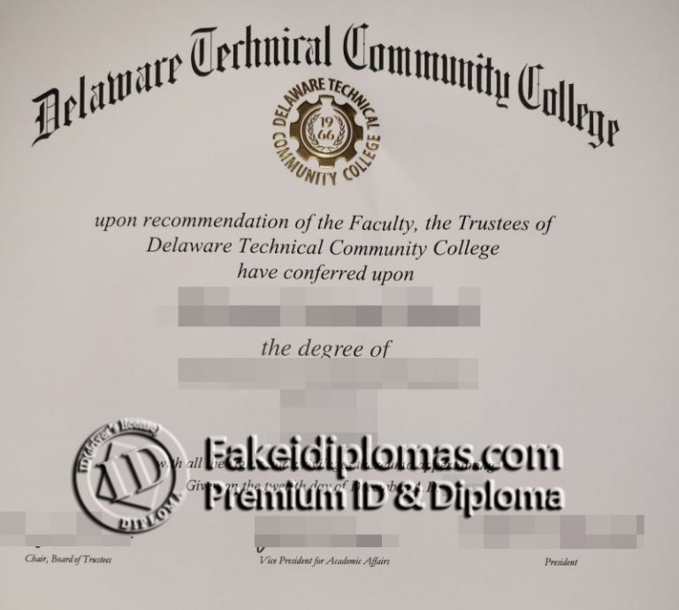 Buy DTCC diploma, Delaware Technical Community College degree
