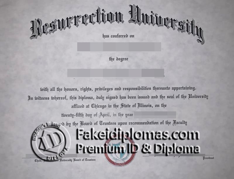 Where to buy a Resurrection University degree in Nursing?