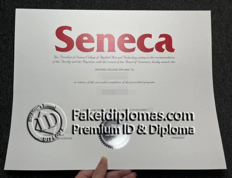 Is it possible to obtain a Seneca College degree in Canada?