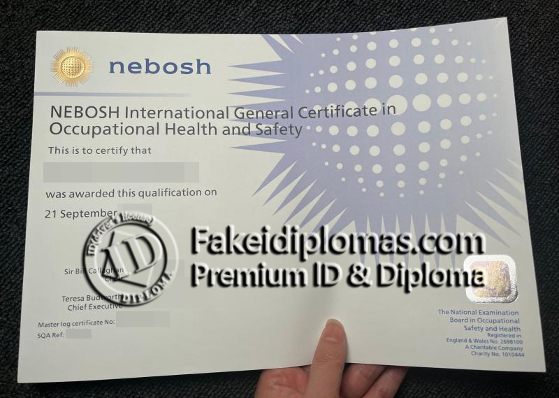How much to buy a fake NEBOSH IGC Certificate online?