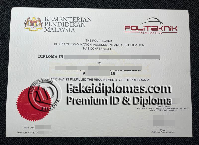 What's the cost to buy Politeknik Malaysia diploma online?