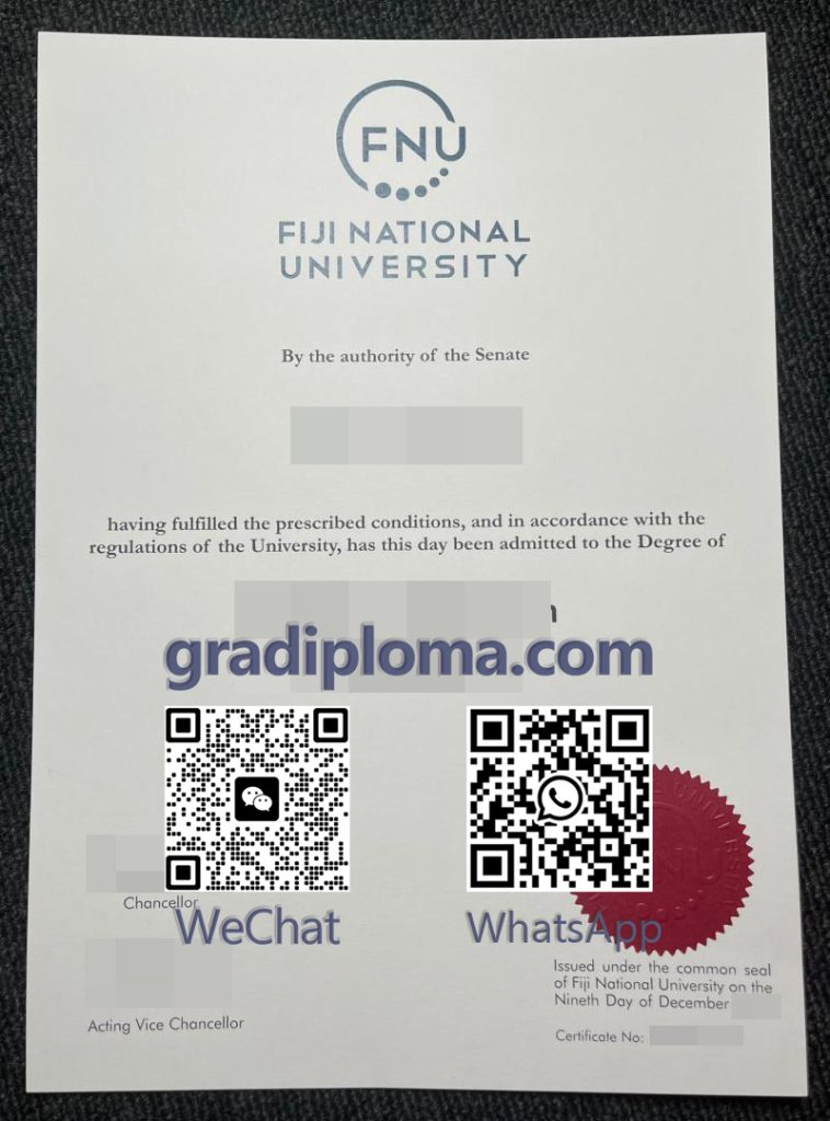 Buy Fiji National University diploma, fake FNU degree online