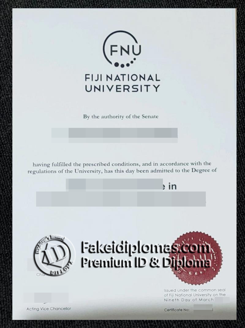 Buy Fiji National University diploma, fake FNU degree online