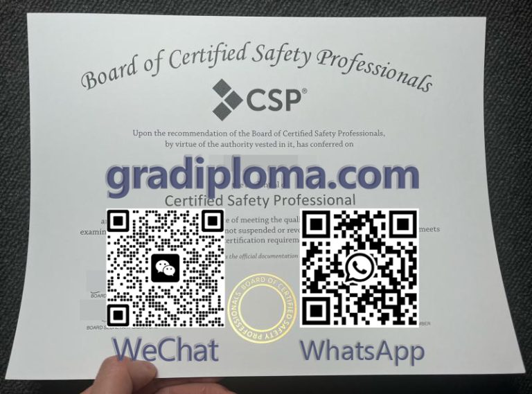 How to get a Certified Safety Professional CSP Certificate?