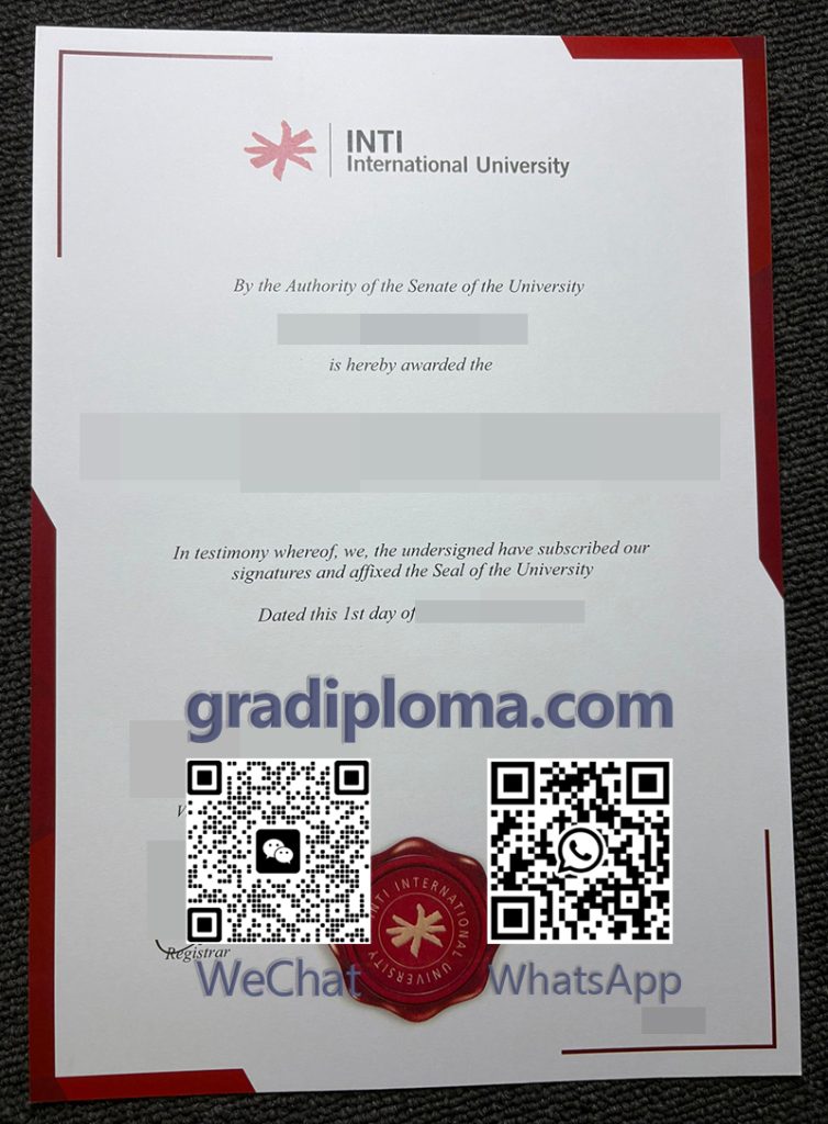 Where to get a fake INTI International University diploma?